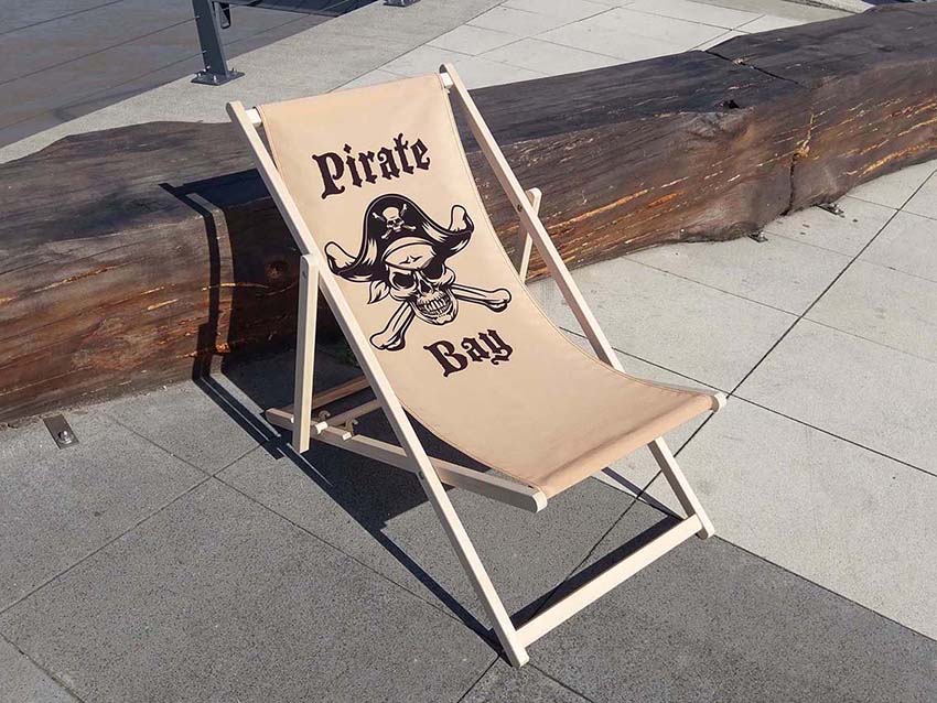 Branded deckchairs | Advertising deck chairs with logo or custom printing