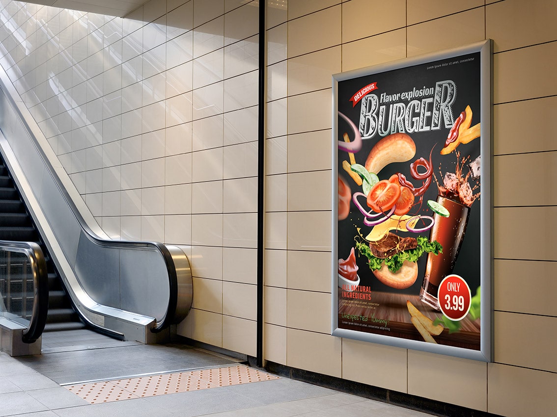 Printed backlight | Graphics for lightboxes | Backlit displays and banners
