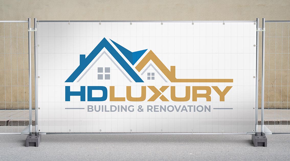 Heras® fence covers | Banners and scrims for construction site advertising
